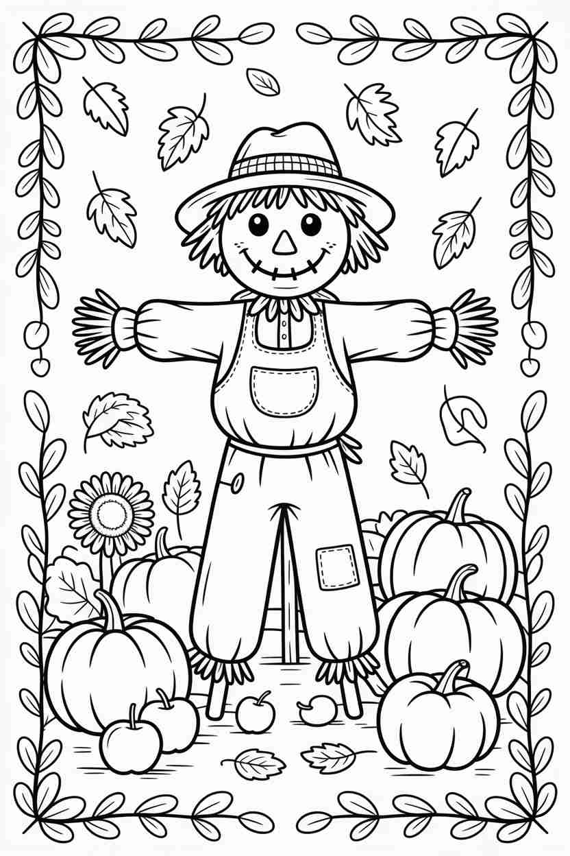 100+ Autumn & Fall Coloring Pages – Free PDF Printables