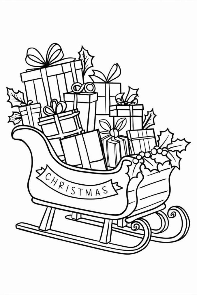 33+Christmas Coloring Pages for Adults – Free & Printable Fun
