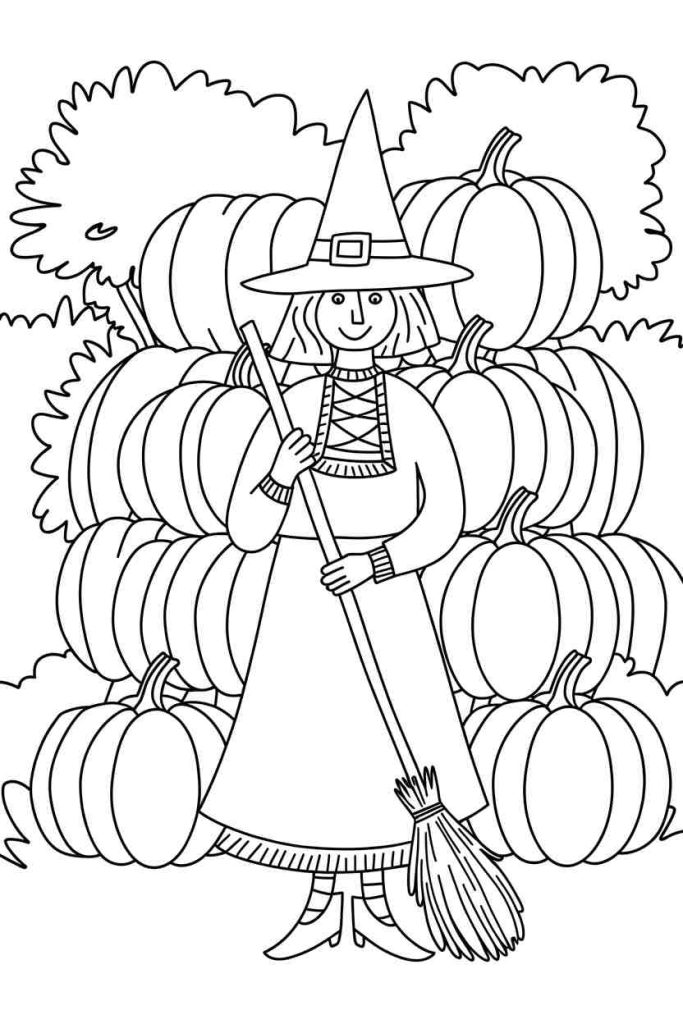 35+ Witch Coloring Pages – Free Download Printables for Kids & Adults