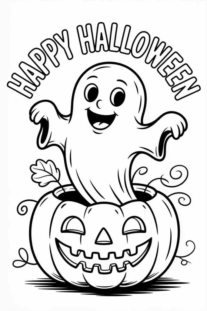15+ Ghost Coloring Pages – Free Printable & Fun for All Ages