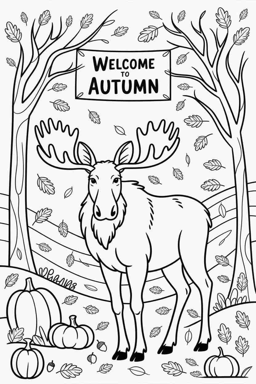100+ Autumn & Fall Coloring Pages – Free PDF Printables