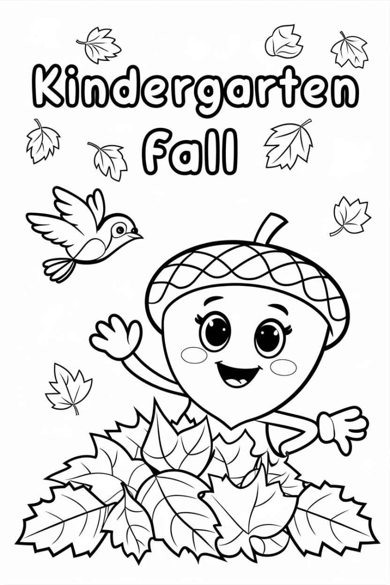 Happy Fall Coloring Pages | Free Printables for Kids & Adults