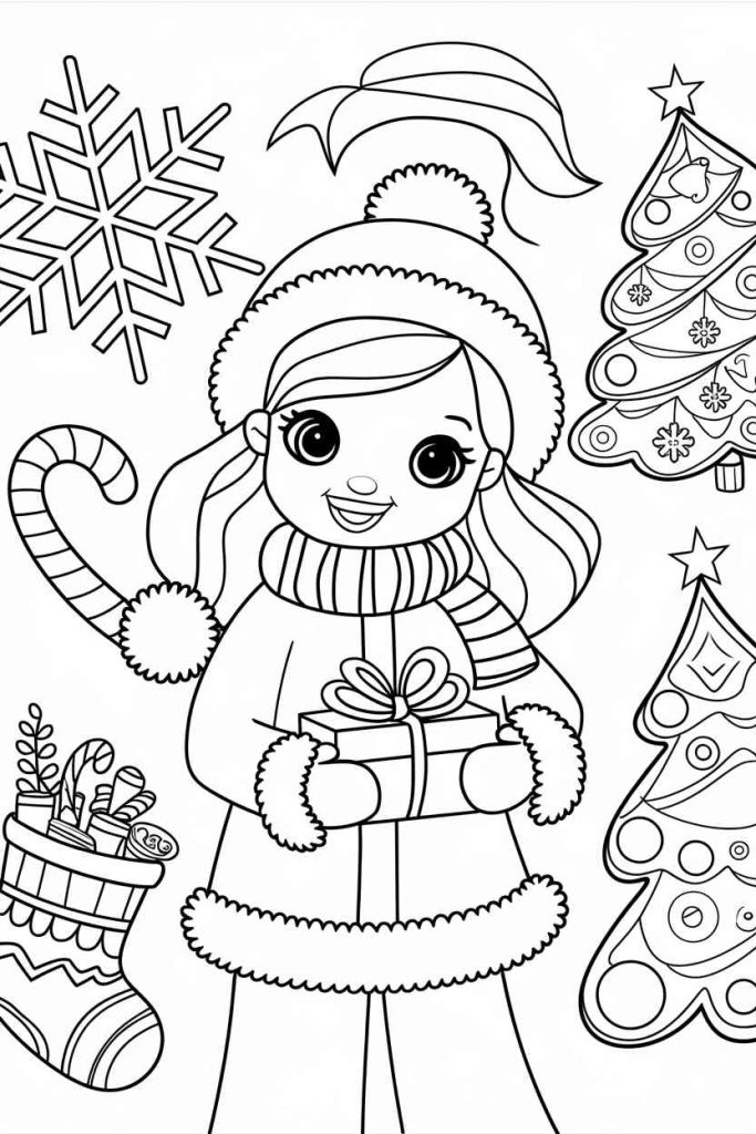33+Christmas Coloring Pages for Adults – Free & Printable Fun