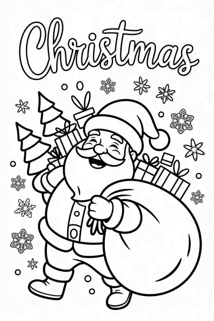 25+ Cozy Christmas Coloring Pages to Print & Enjoy