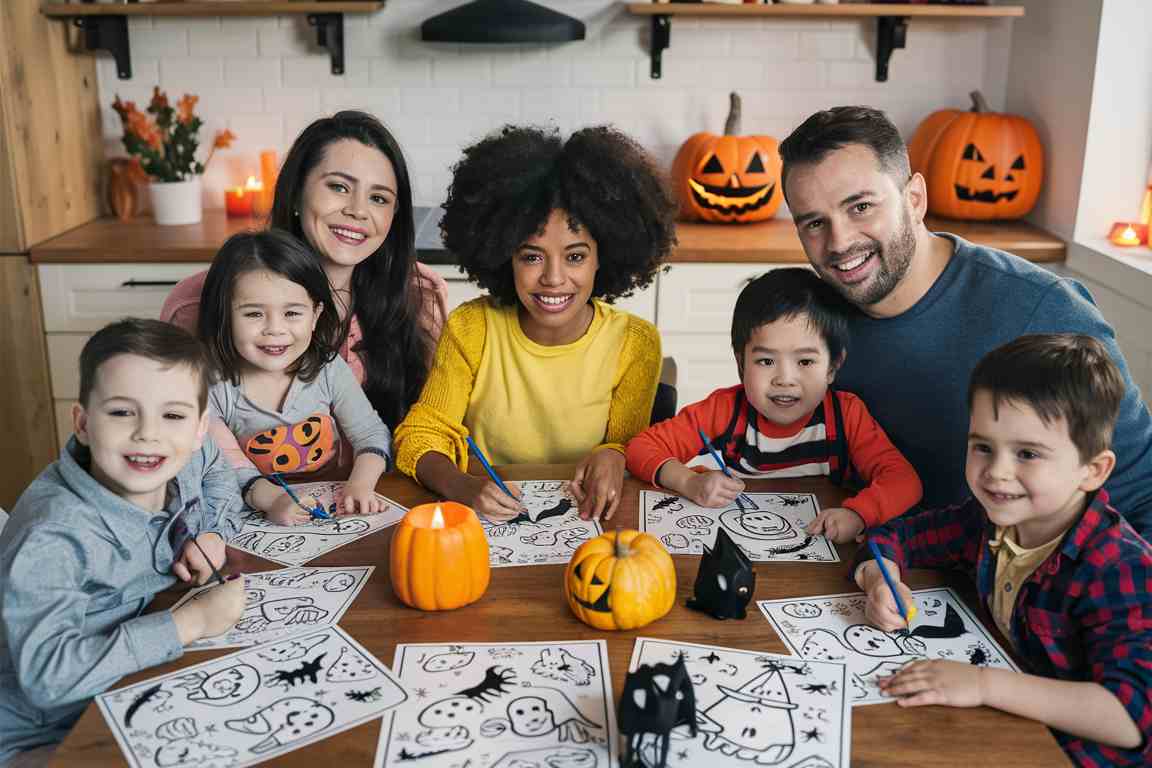 Fun & Free Halloween Coloring Pages for Kids & Adults
