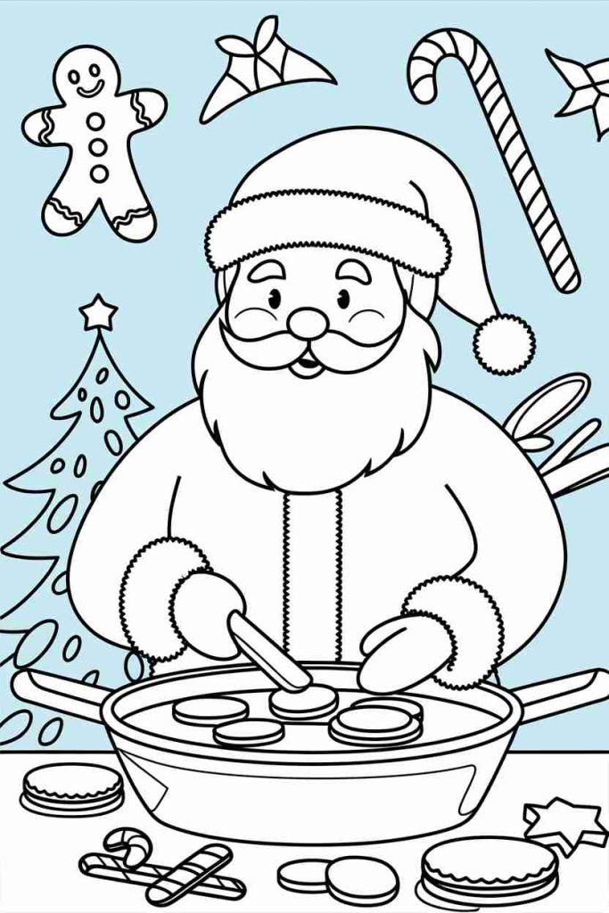 Santa Claus Coloring Pages – Free Printables for All Ages