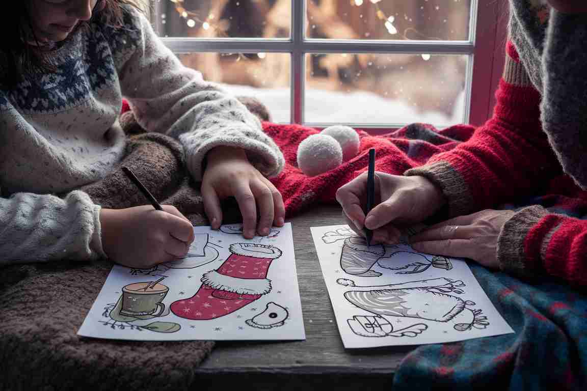 25+ Cozy Christmas Coloring Pages to Print & Enjoy