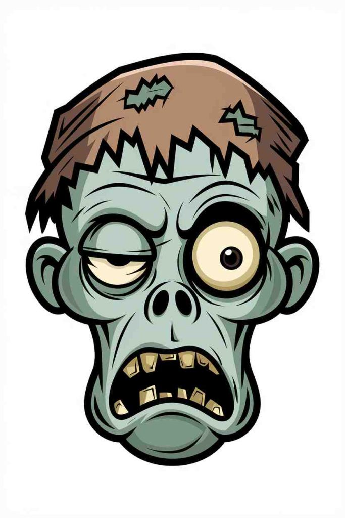 21+Free Zombie Coloring Pages – Fun & Spooky Printables