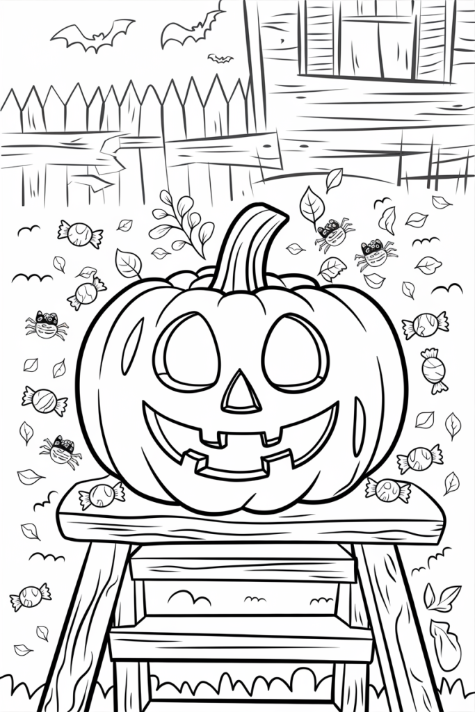 Jack O Lantern Coloring Pages – Free & Fun Printables!