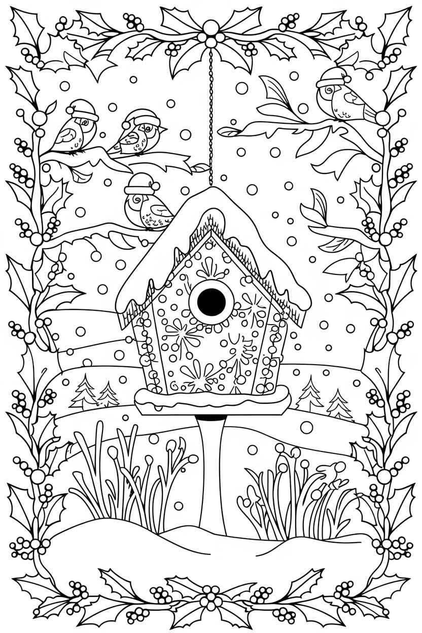 25+ Winter Coloring Pages for Kids – Free Printable PDFs Fun