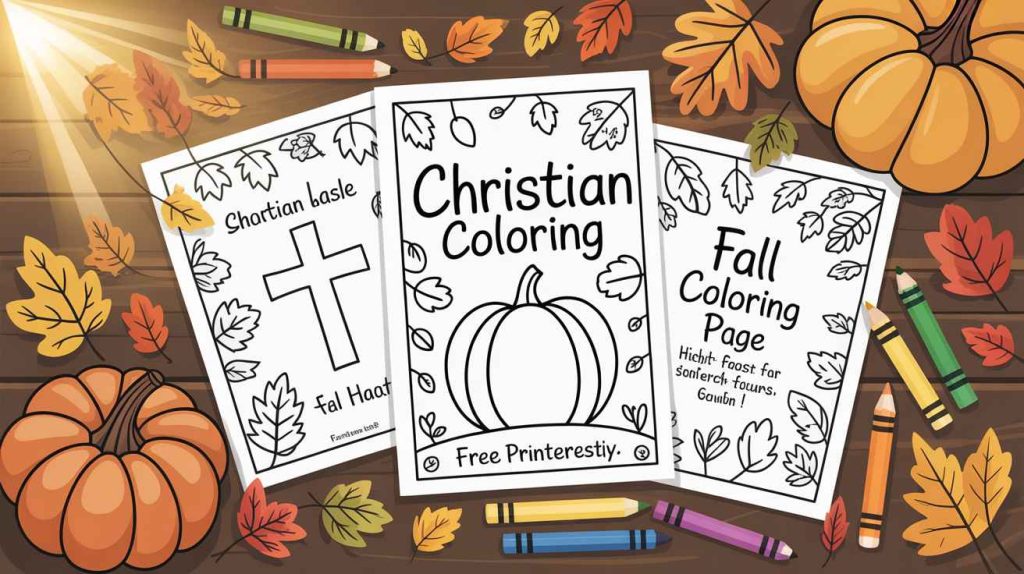 25+ Fall-Themed Coloring Pages | Free Printables for Kids & Adults