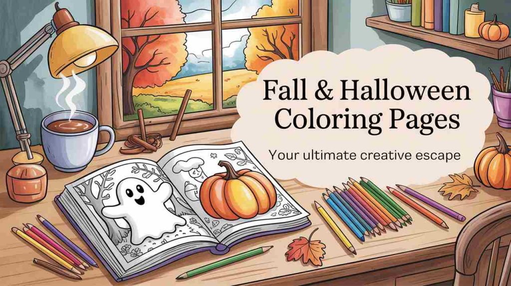 55+Welcome Fall Coloring Pages | Free Autumn Printables