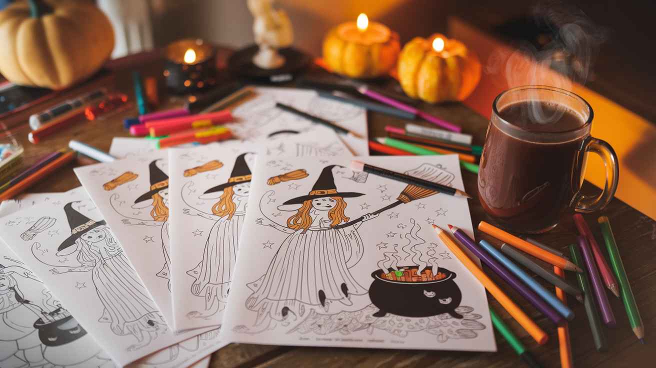 35+ Witch Coloring Pages – Free Download Printables for Kids & Adults