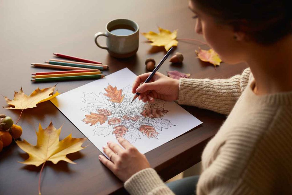 25+ Aesthetic Fall Coloring Pages to Spark Creativity This Autumn
