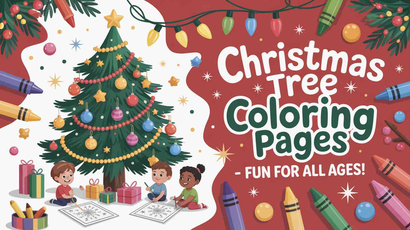 31+ Christmas Tree Coloring Pages – Free & Printable Fun for All Ages!