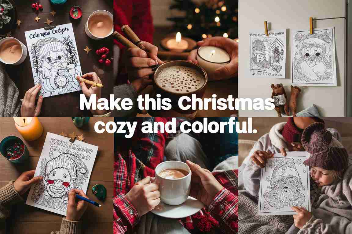 25+ Cozy Christmas Coloring Pages to Print & Enjoy