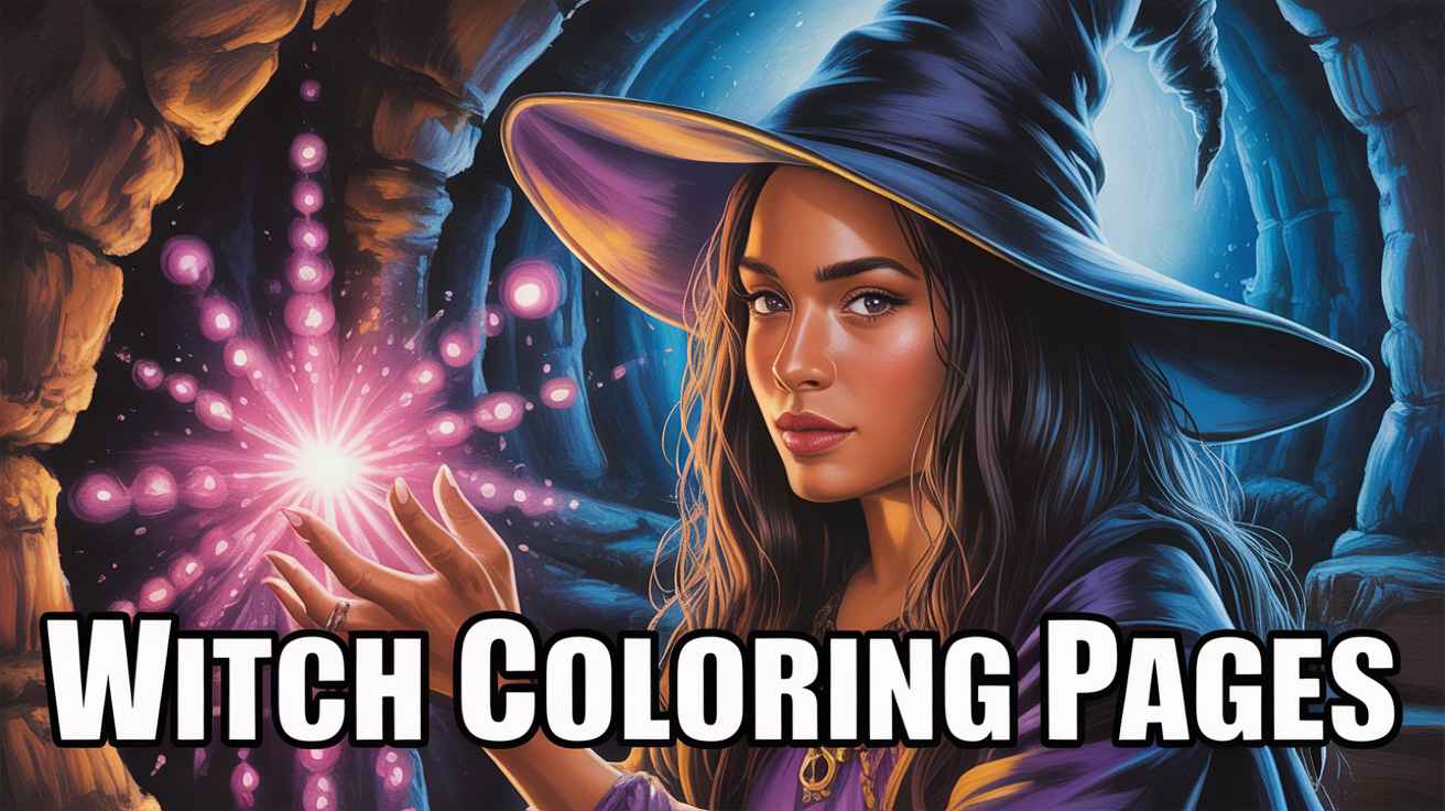 35+ Witch Coloring Pages – Free Download Printables for Kids & Adults