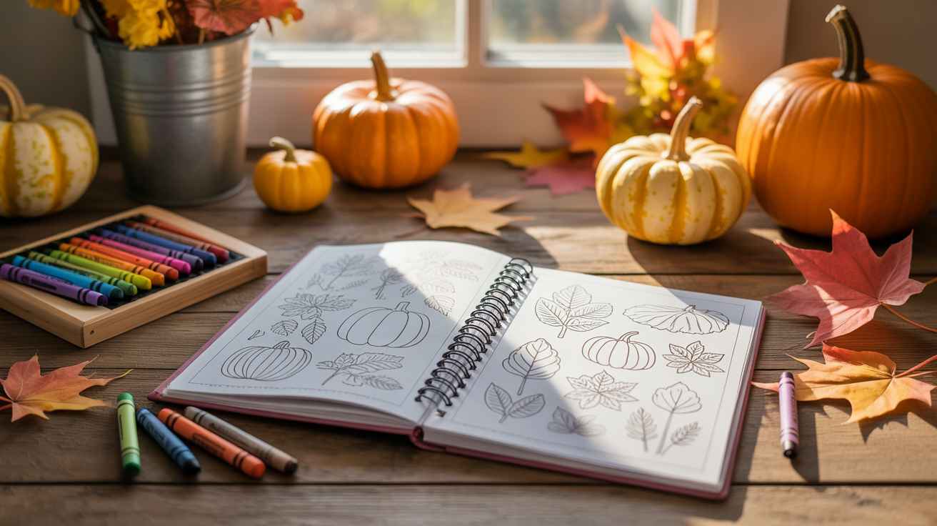 Happy Fall Coloring Pages | Free Printables for Kids & Adults