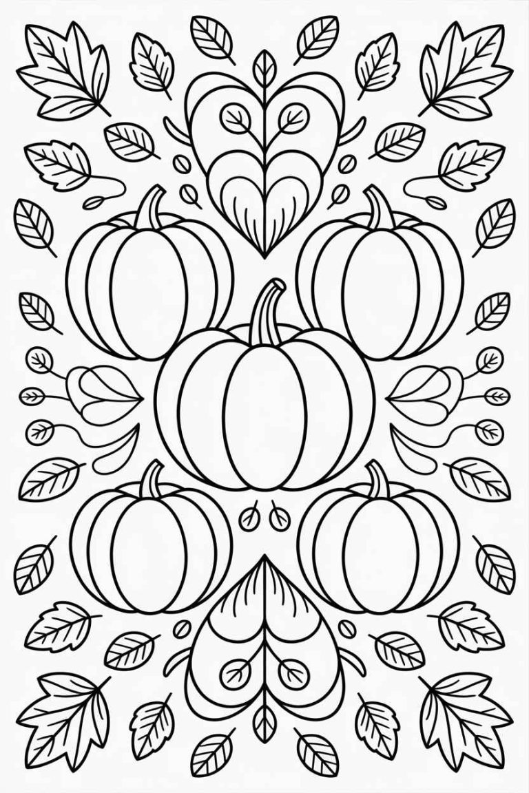 25+ Best Fall Mandala Coloring Pages (Free Printable)