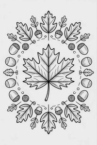 25+ Aesthetic Fall Coloring Pages to Spark Creativity This Autumn