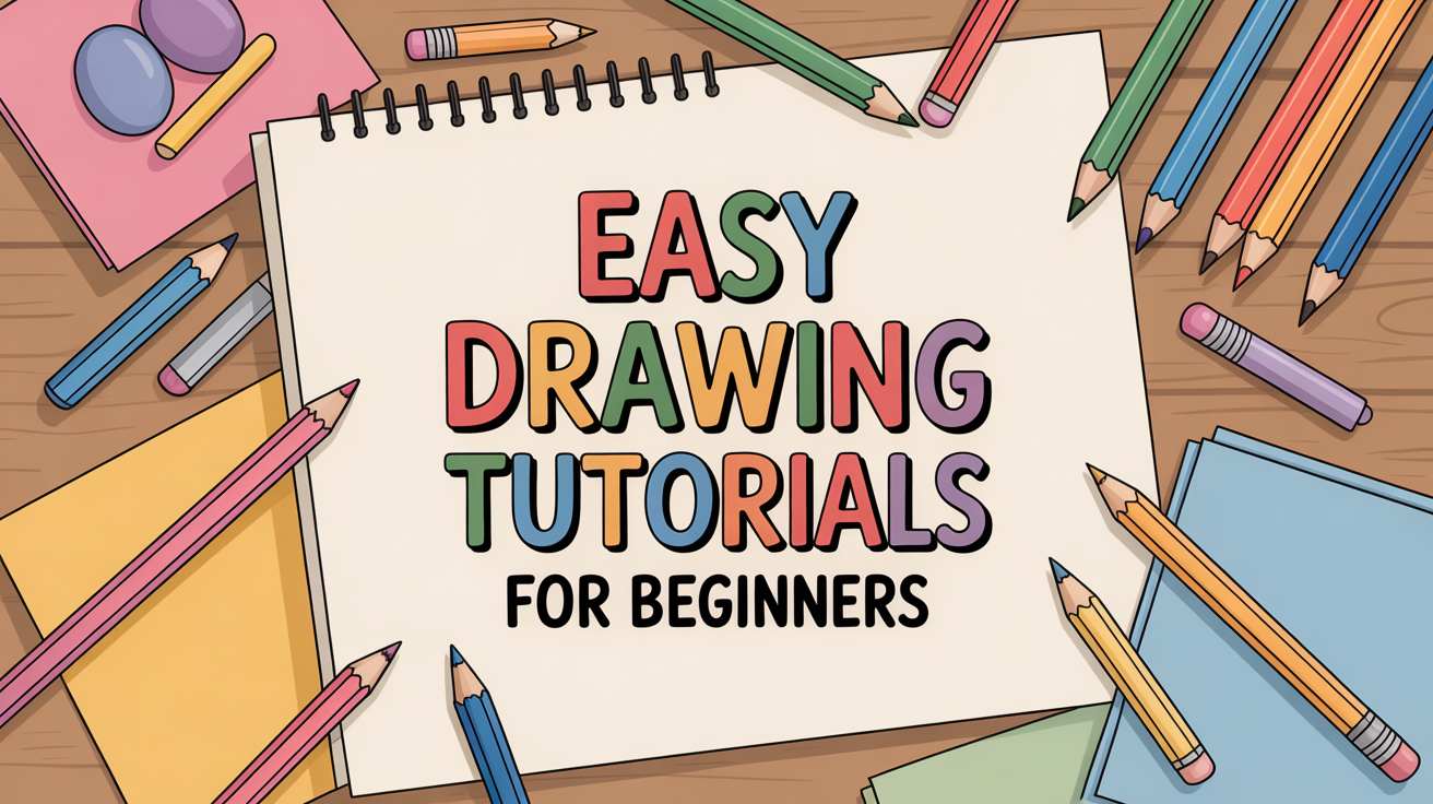 Easy Drawing Tutorials for Beginners | Simple Drawing Guides