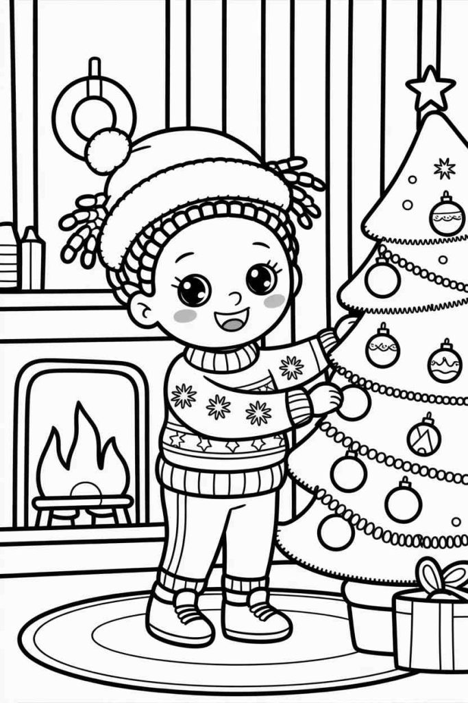 25+ Cozy Christmas Coloring Pages to Print & Enjoy
