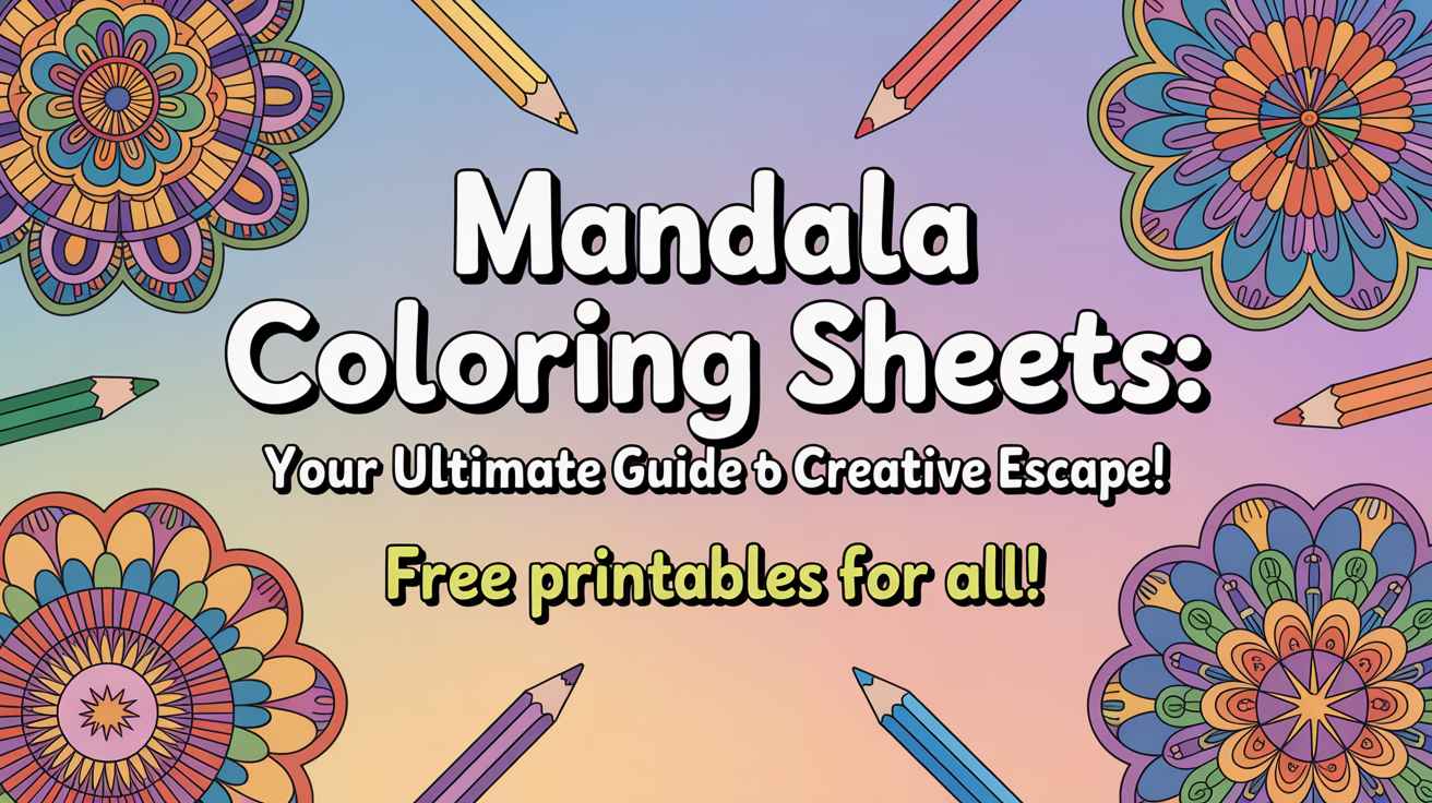 50+ Free Mandala Coloring Sheets - Instant Stress Relief!