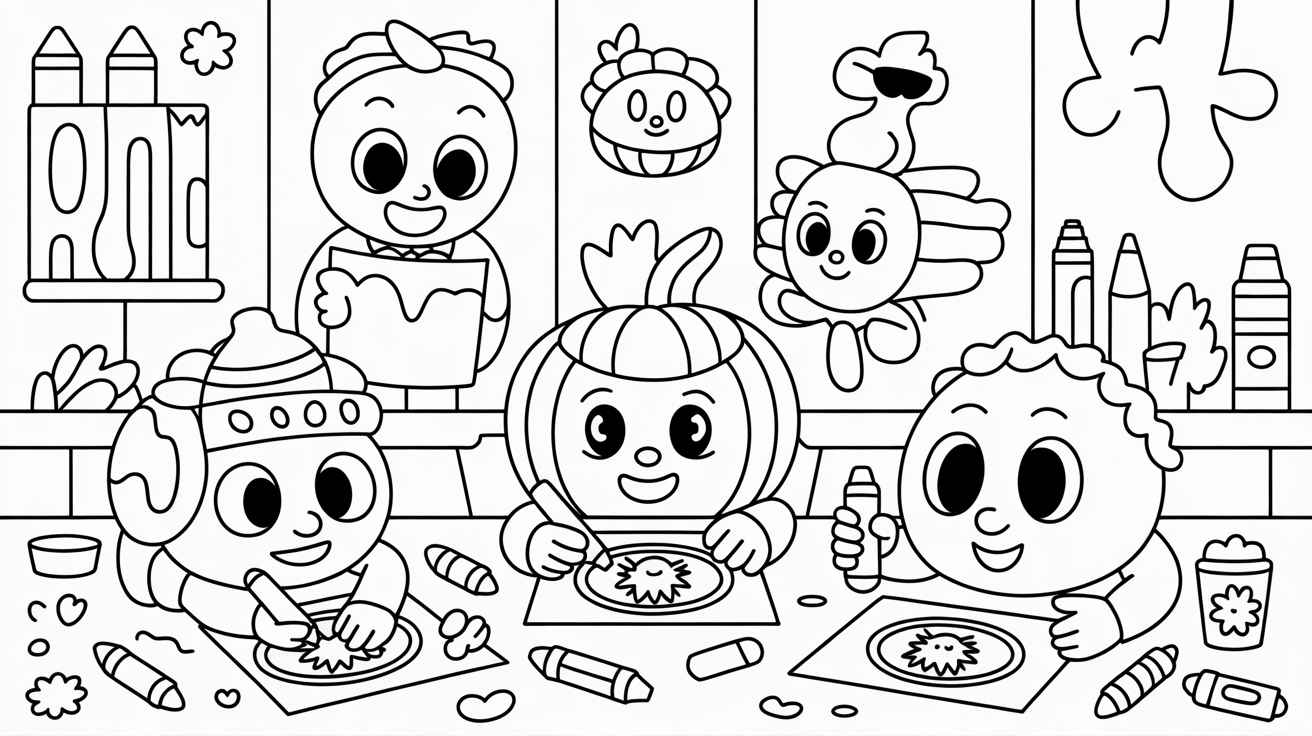 Fall Guys Coloring Pages – Free Printable Sheets for Kid
