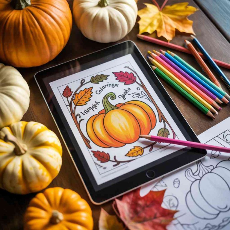 100+ Autumn & Fall Coloring Pages – Free PDF Printables