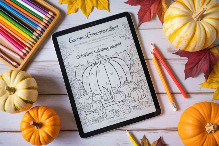 100+ Autumn & Fall Coloring Pages – Free PDF Printables