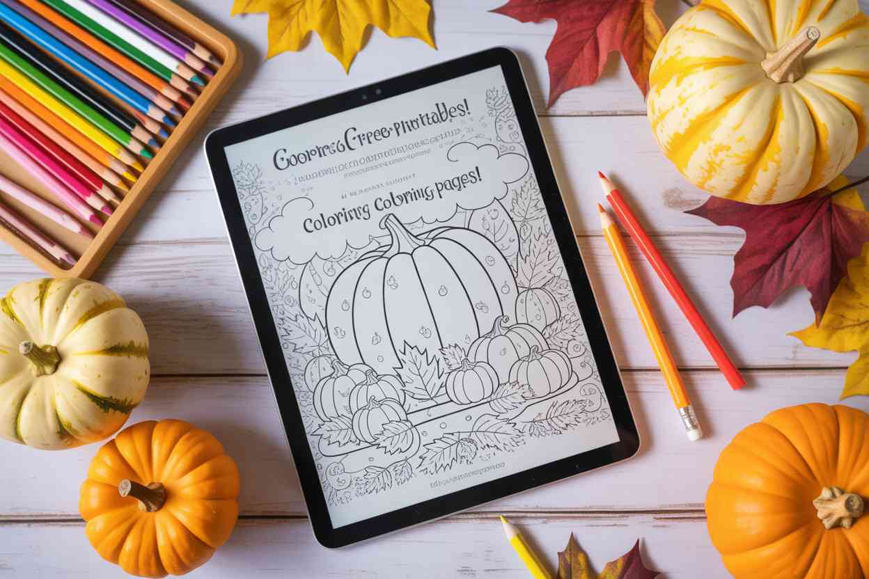 100+ Autumn & Fall Coloring Pages – Free PDF Printables