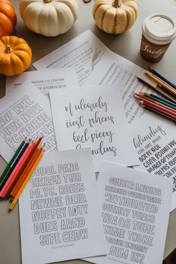 19+Christian Fall Coloring Pages | Free Printable for Kids