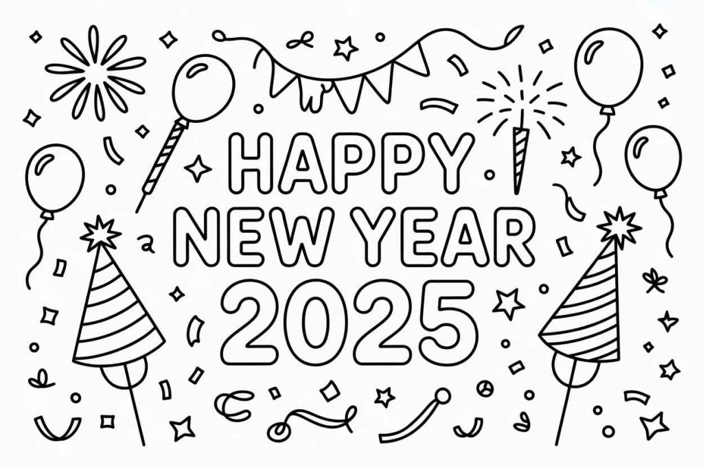 55+ January Coloring Pages: Free Printables for All Ages ️