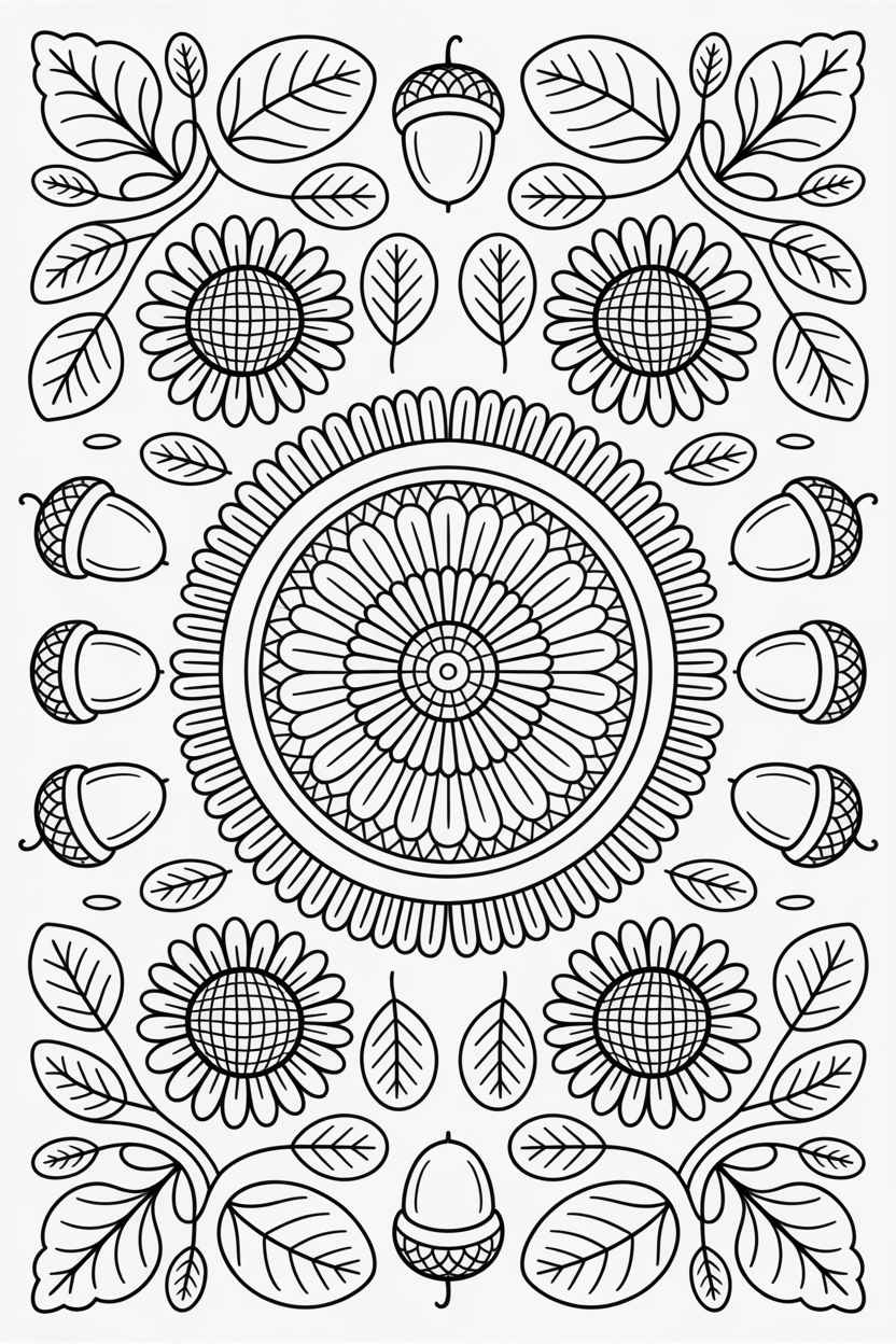 25+ Best Fall Mandala Coloring Pages (Free Printable)