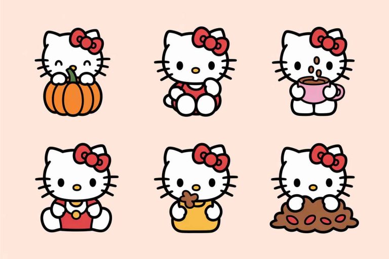 50+Hello Kitty Fall Coloring Pages – Free Printables for All
