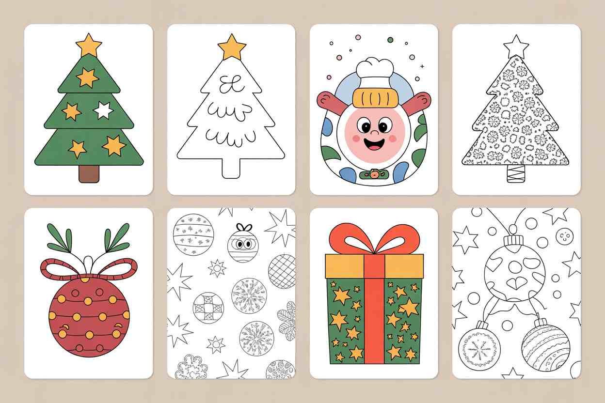 33+Christmas Coloring Pages for Adults – Free & Printable Fun