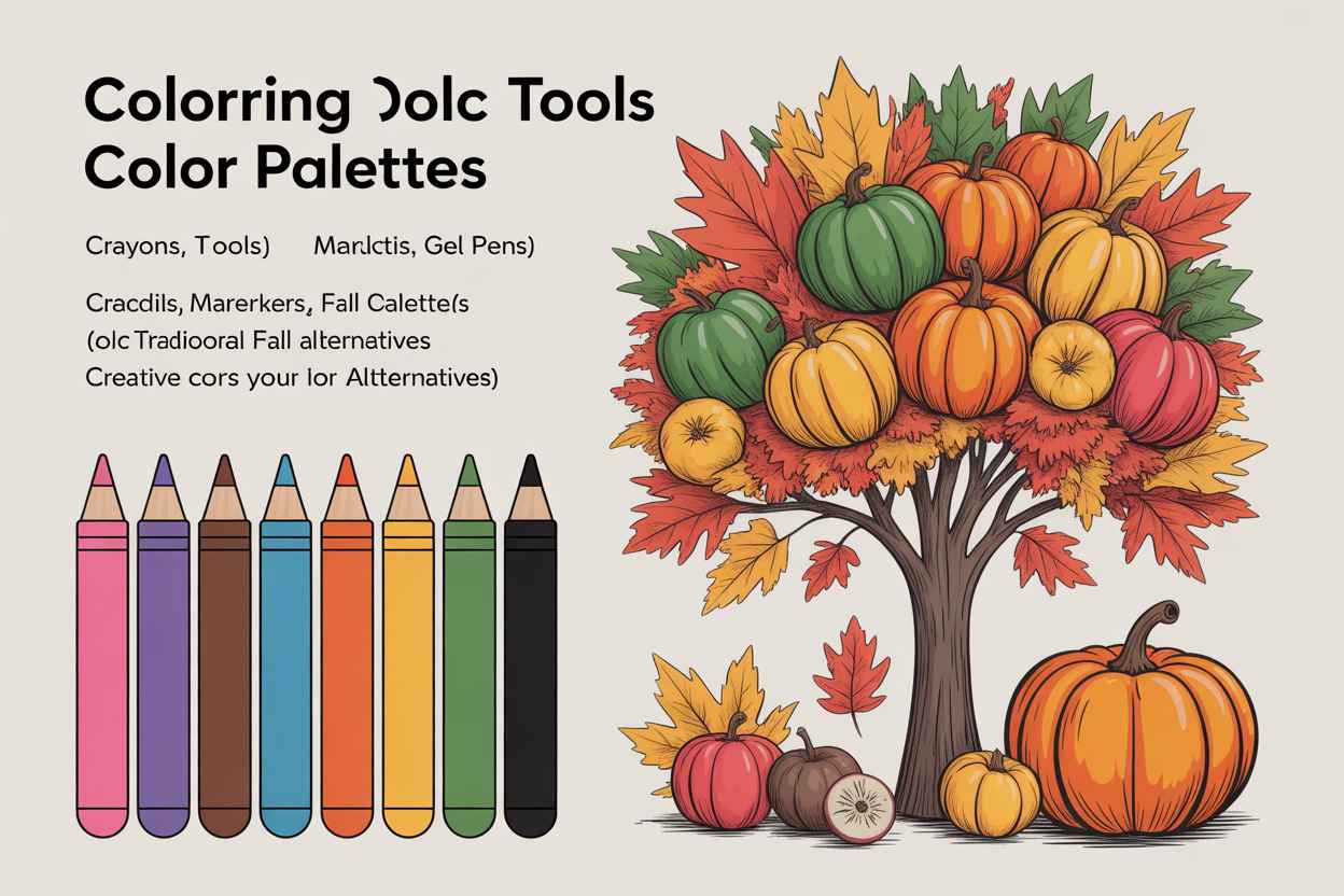 Free Printable Coloring Pages Fall – Cute & Easy Designs