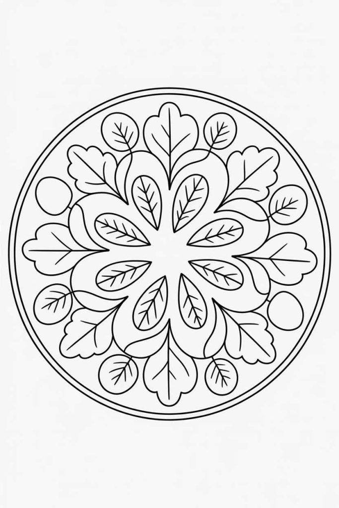 25+ Best Fall Mandala Coloring Pages (Free Printable)