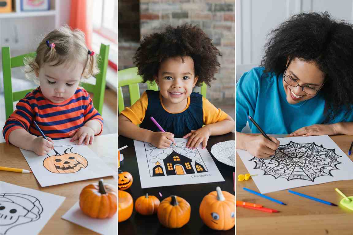 Fun & Free Halloween Coloring Pages for Kids & Adults