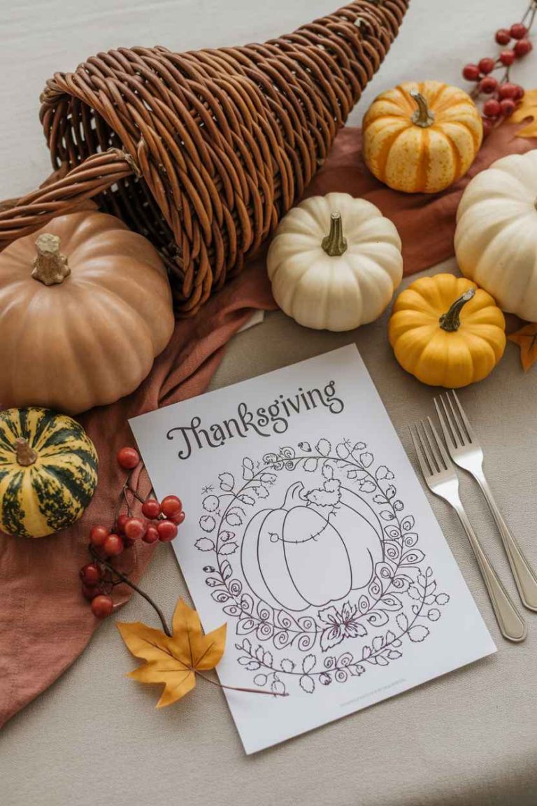 19+Christian Fall Coloring Pages | Free Printable for Kids