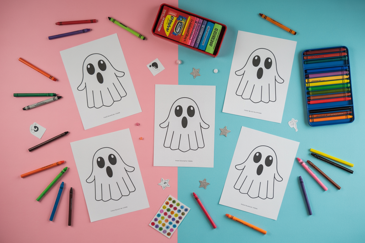 15+ Ghost Coloring Pages – Free Printable & Fun for All Ages