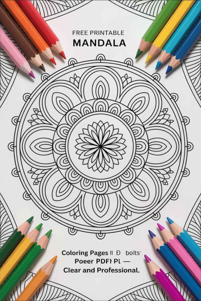 55+ Free Printable Mandala Coloring Pages for Adults(PDFs)