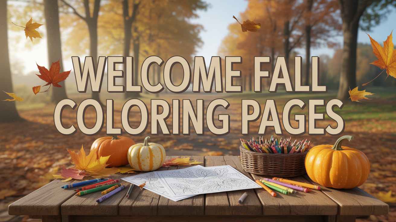 55+Welcome Fall Coloring Pages | Free Autumn Printables