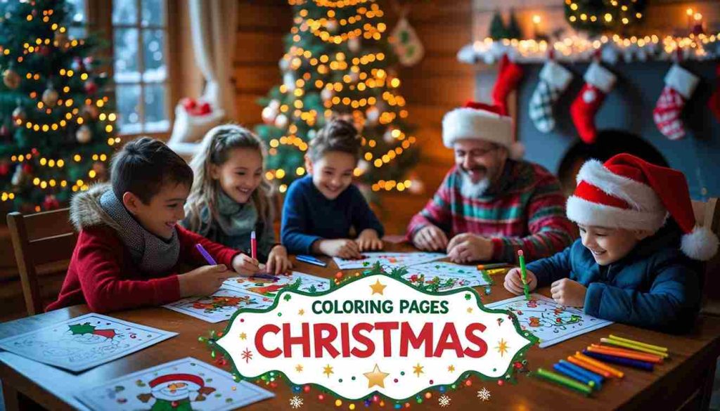33+Coloring Pages Christmas – Free, Easy & Printable Fun!