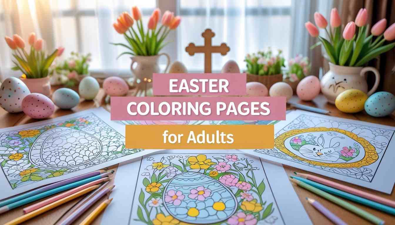 🐣 Easter Coloring Pages for Adults: Relax, Create & Celebrate the Season