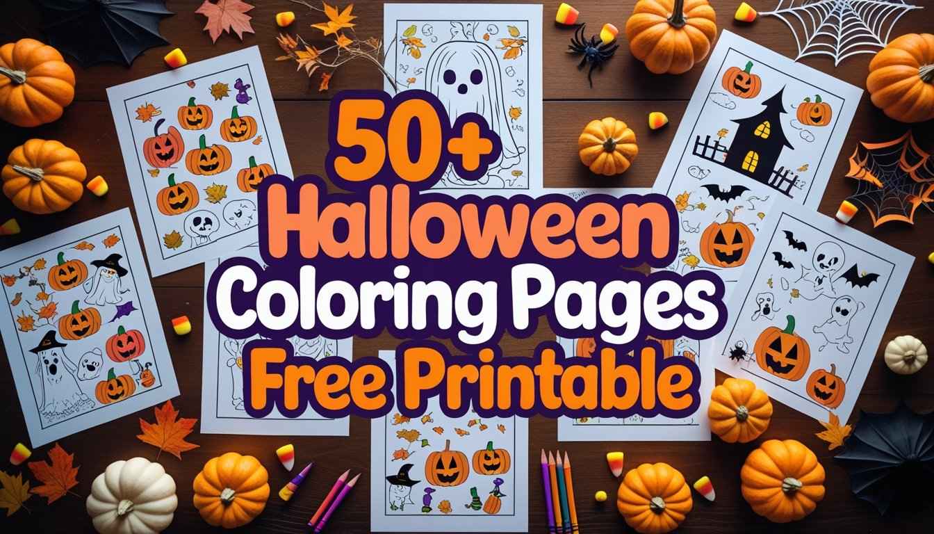 51+ Halloween Coloring Pages Free Printable – Fun for All Ages