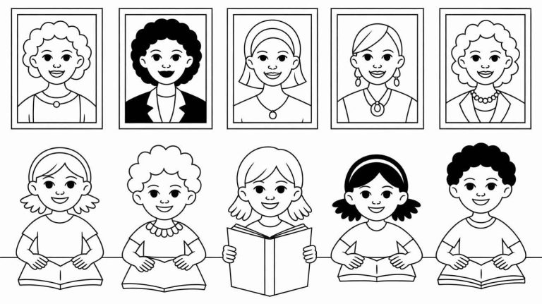 50+ Women History Month Coloring Pages (Free Printables, PDF & Fun Ideas)