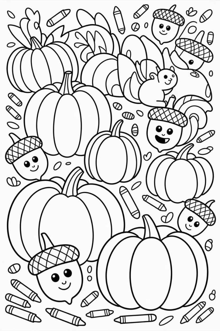 55+ November Coloring Pages You’ll Love (Free Printables!)