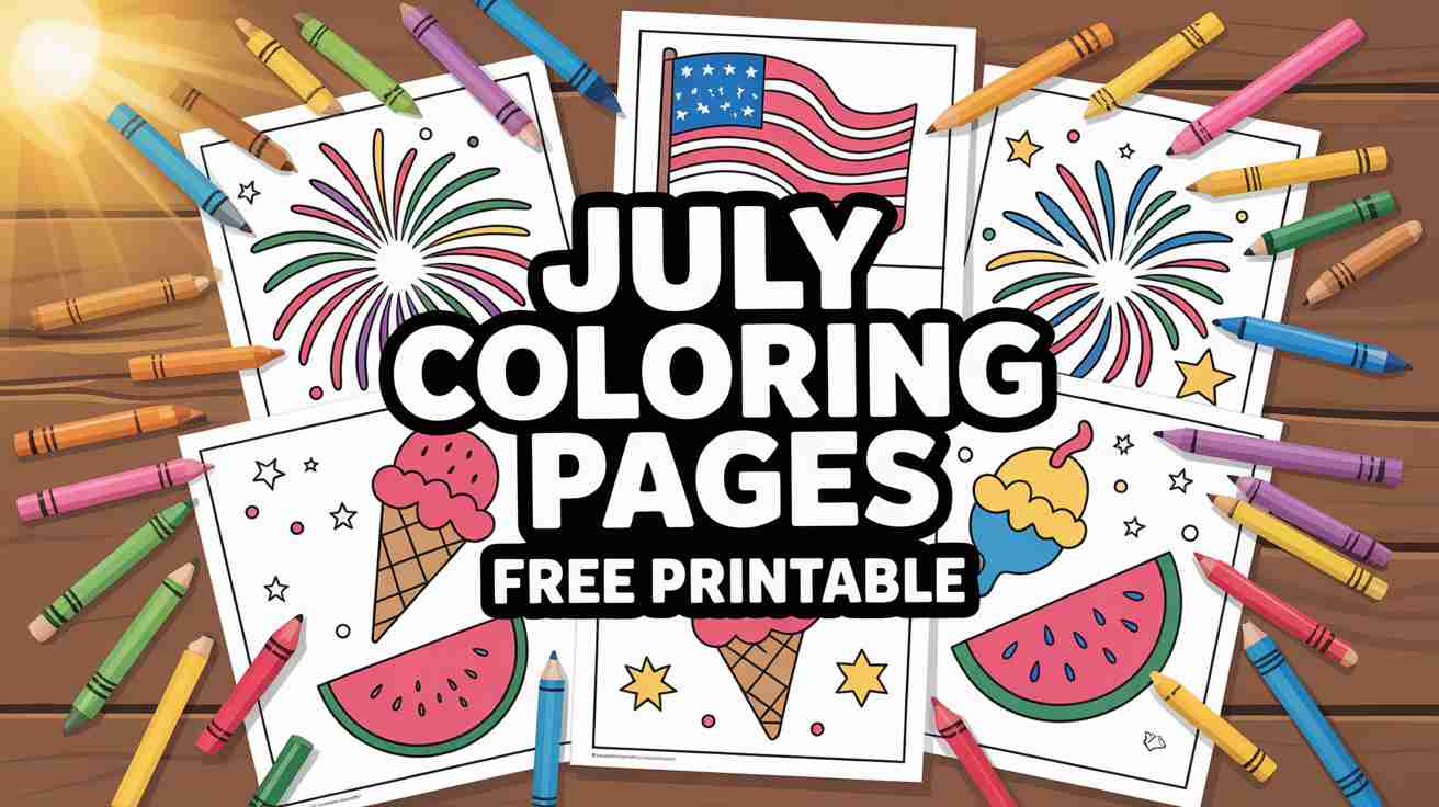 July Coloring Pages Free Printable: The Ultimate Guide for Kids & Adults