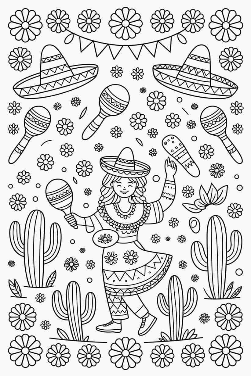 🎨 35+ Free Printable May Coloring Pages for Kids & Adults (2025!) 🌸